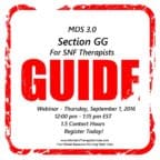 October 1st Changes Impacting SNF Therapy: New MDS Section GG - Montero ...