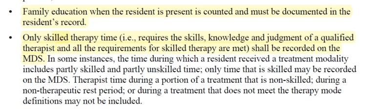 Using Caregiver Training codes in the SNF - Montero Therapy and MDS ...